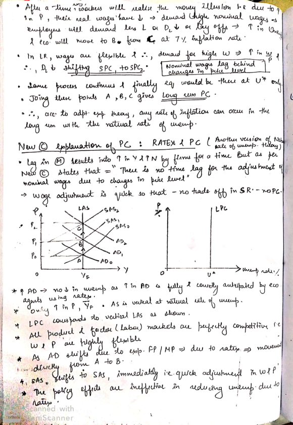 Essay 1 Draw The Phillips Curve Use The Model Of Aggregate Demand And Aggregate Supply To