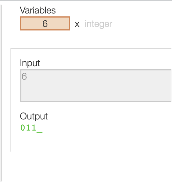 Write A Program That Takes In A Positive Integer As Input And Outputs A String Of 1s And 0s