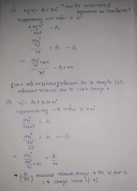 How Is The Slope Coefficient Interpreted In A Log linear Model Where how-is-the-slope-coefficient-interpreted-in-a-log-linear-model-where