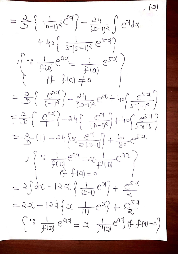 Solve The Given Initial Value Problem Y − 2y Y 2 − 24ex 40e5x Wizedu
