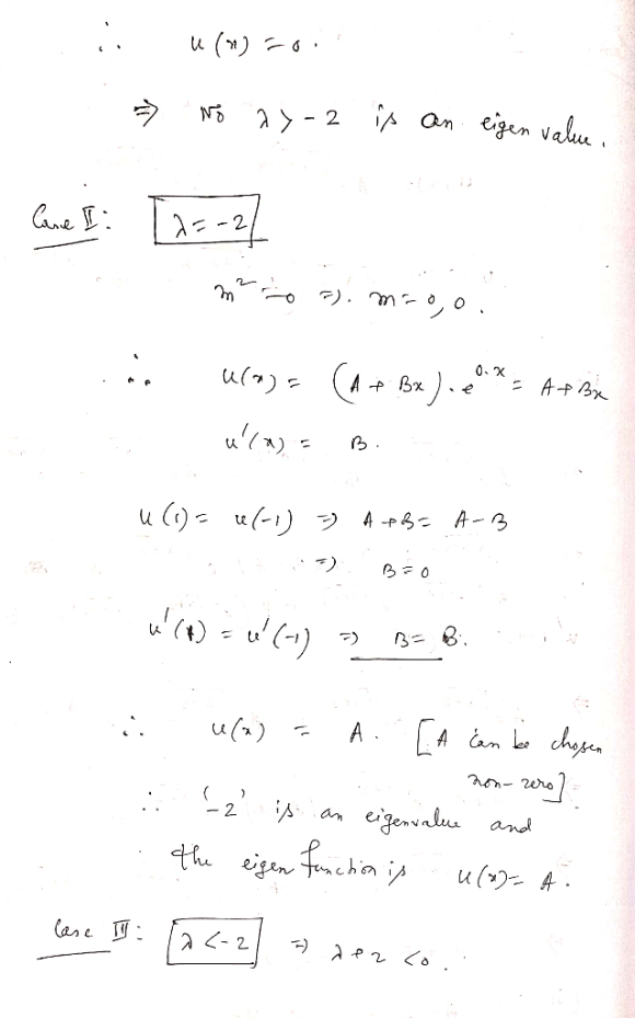 Determine The Eigenvalues And Eigenfunctions Of The Following Operator Assume σx ≡ 1 Lu