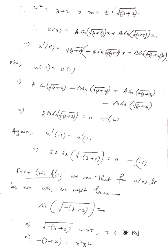 Determine The Eigenvalues And Eigenfunctions Of The Following Operator Assume σx ≡ 1 Lu