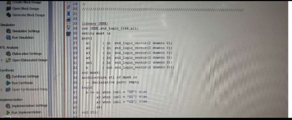 Design A 4 To 1 Multiplexer Using Vhdl A Use With Select When Statement In Writing Vhdl File
