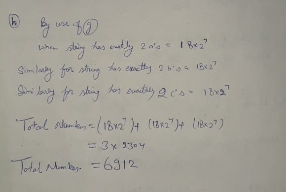 Exercise 10111 Counting Strings Over A B C Infoabout Count The Number Of Strings Of