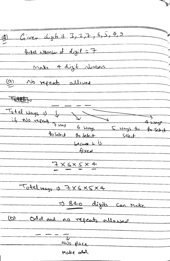 How many 4 digit numbers can be formed using only the numbers 3 2 7 6 ... How many 4 digit numbers can be formed using only the numbers 3 2 7 6 ...