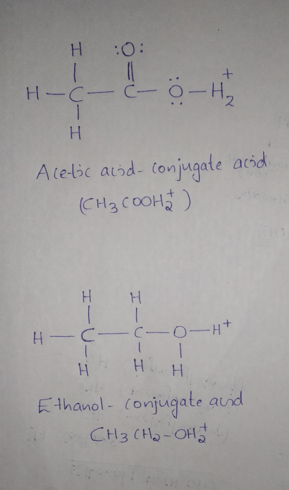 Draw The Structures Of Ethanol And Acetic Ethanoic Acid In The Ground