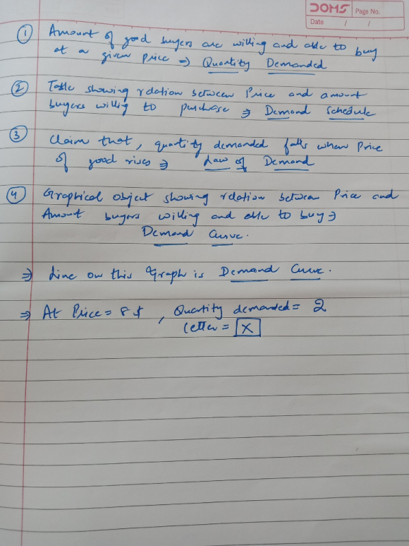 5.Demand terminology Complete the following table by selecting the term ... 5.Demand terminology Complete the following table by selecting the term ...