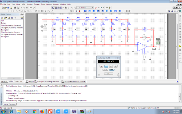Design And Build An 8 Bit Digital To Analog Converter Using The Lm741 Op Amp In Wizedu