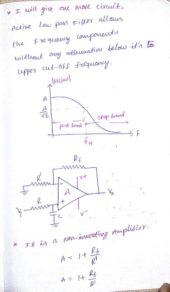 Design an active low pass filter with a corner frequency of 50 Hz and ... Design an active low pass filter with a corner frequency of 50 Hz and ...