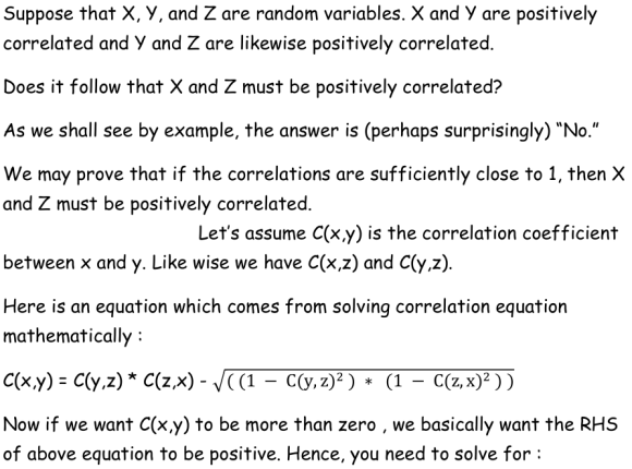 When Two Variables Have A High Correlation With The Third Variable Does It Imply They Will