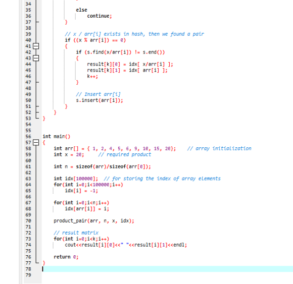 Use Pseudocode To Describe An Algorithm For The Procedure Int Findpairs Int Array Int