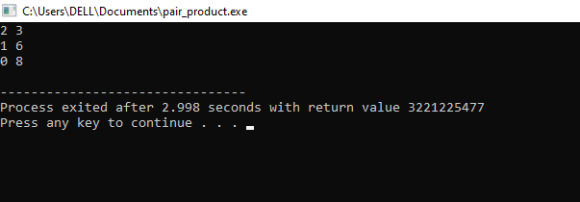 Use Pseudocode To Describe An Algorithm For The Procedure Int Findpairs Int Array Int