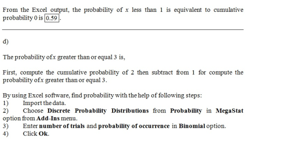 If X Is A Binomial Random Variable Compute P X For Each Of The Following Cases Rounded