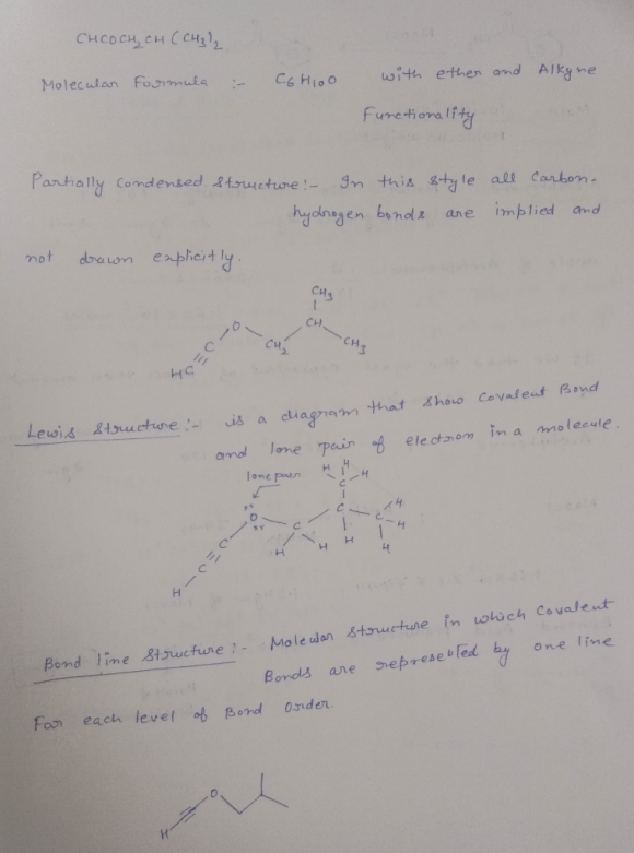 Draw the molecular formula, partially condensed structure, Lewis ... Draw the molecular formula, partially condensed structure, Lewis ...