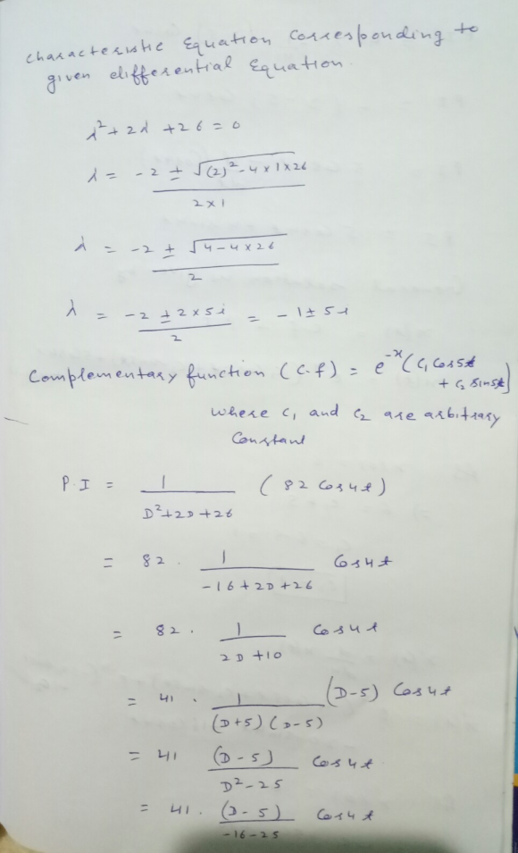 Consider Equation Mx” Cx Kx F0cos Omega T Find The Transient Motion