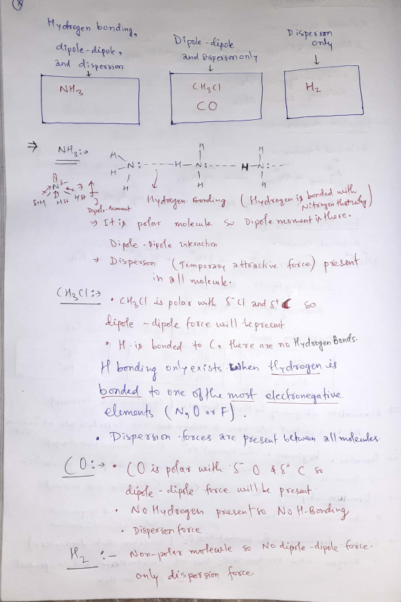 Classify each substance based on the intermolecular forces present in ... Classify each substance based on the intermolecular forces present in ...