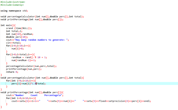 Create A C File With Given Instructions Below Analyze Random Numbers Create Two Arrays One