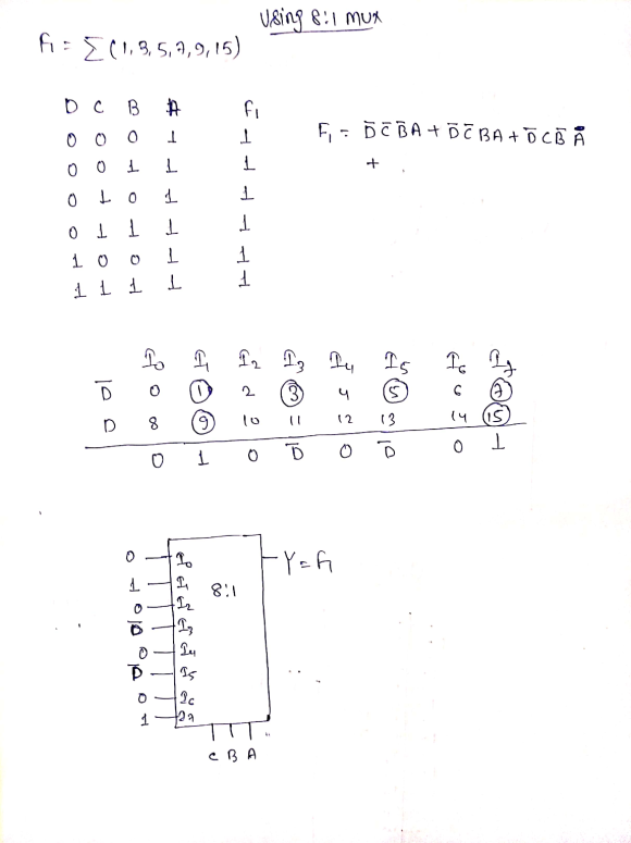 Attach A Screenshot Of Multisim Circuit Circuit Output Equations Are F1 ∑ 1357915 F2