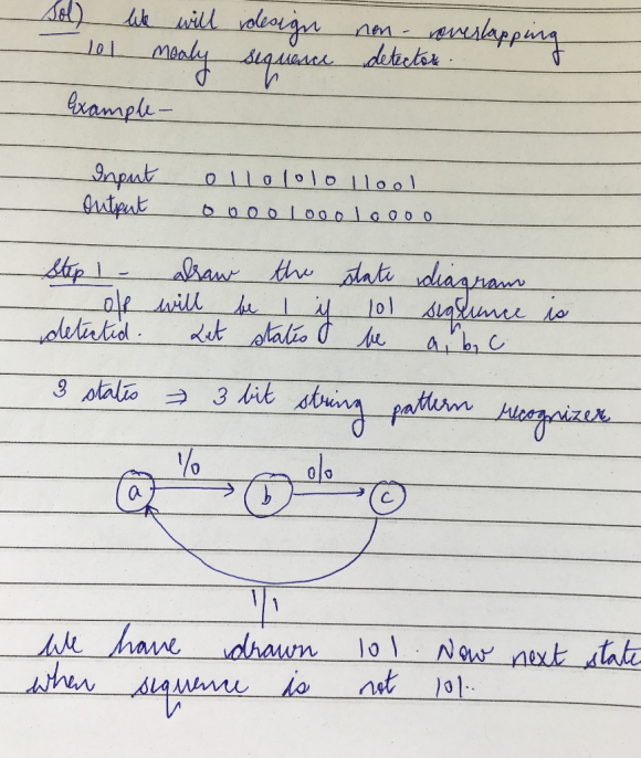 Draw A State Diagram Of The String Pattern Recognizer Implement It According To The Design