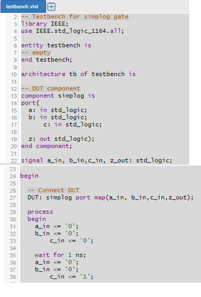 Create A Vhdl Program For The Truth Table Below Please Make Sure To Create Your Code Wizedu
