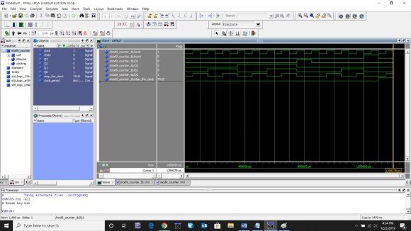 Write Vhdl Code Behavior Model To Implement A 4 Bit Modulo 9 Counter And Simulate Your Vhdl