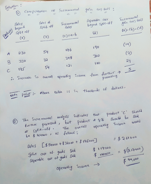 6-A3 Joint Products: Sell or Process Further The Mussina Chemical ... 6-A3 Joint Products: Sell or Process Further The Mussina Chemical ...