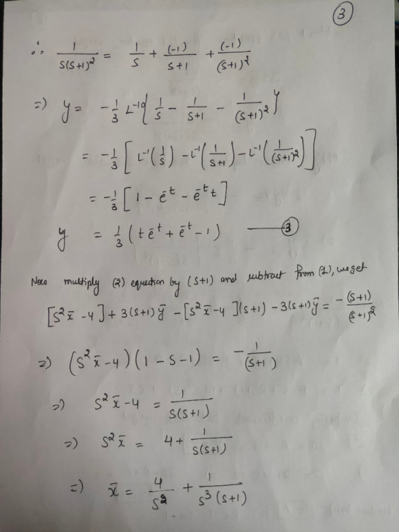 Use the Laplace transform to solve the given system of differential ... Use the Laplace transform to solve the given system of differential ...
