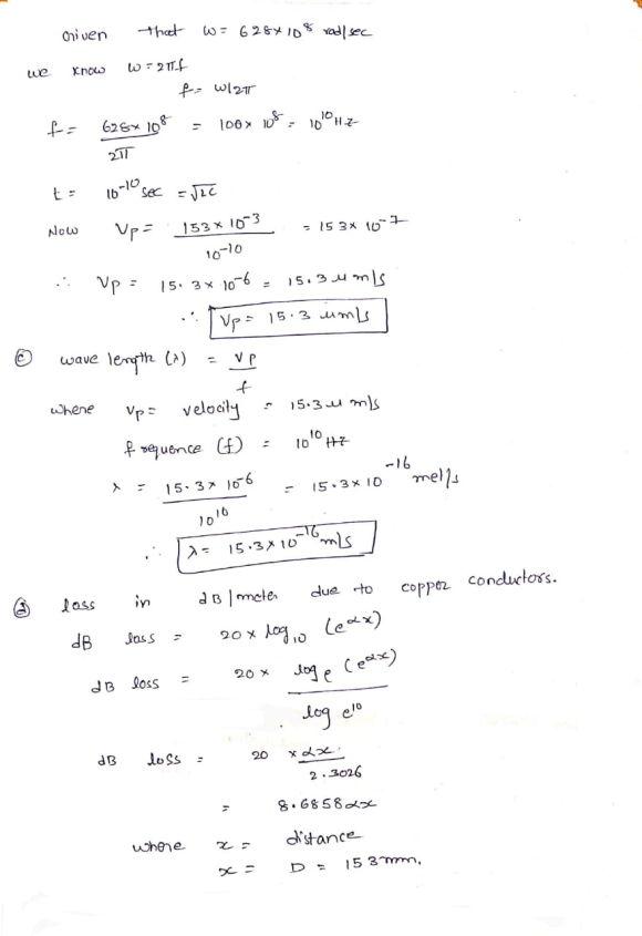 Calculate The Capacitance And Inductance Per Unit Length Between Two