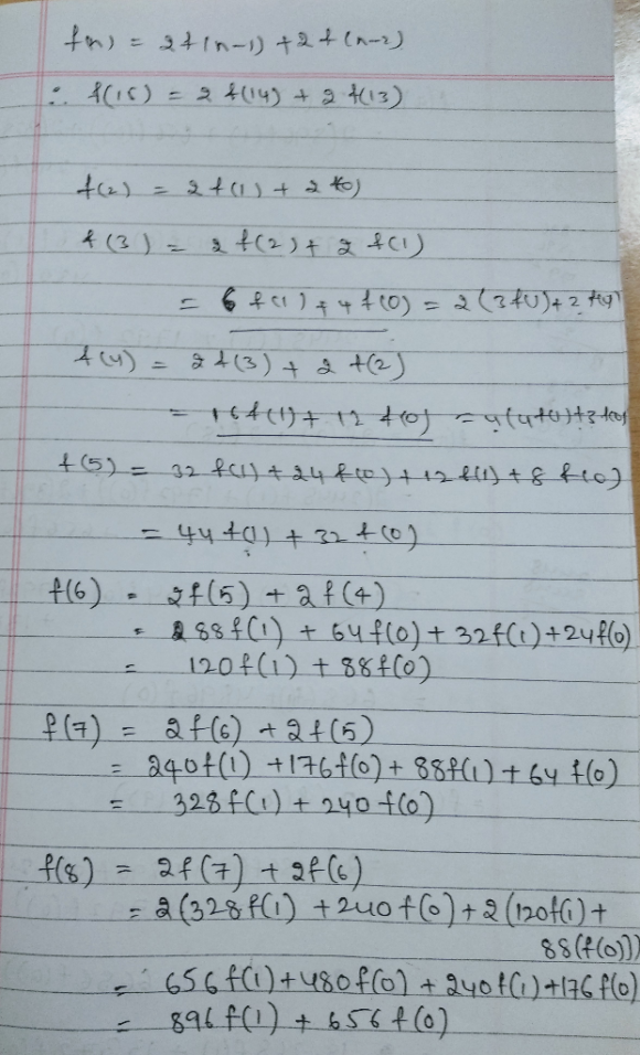 Find And Solve A Recurrence Relation For The Number Of Ways To Stack N