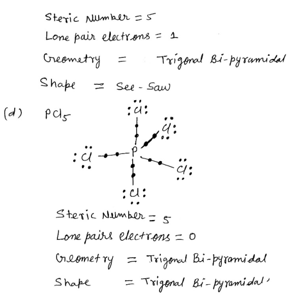 Draw Lewis structure, count the steric number and lone pair electrons ... Draw Lewis structure, count the steric number and lone pair electrons ...