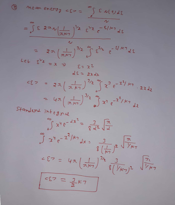 1 Derive The Maxwell Boltzmann Law Of Distribution Of Energy 2 Applying Maxwell Boltzmann