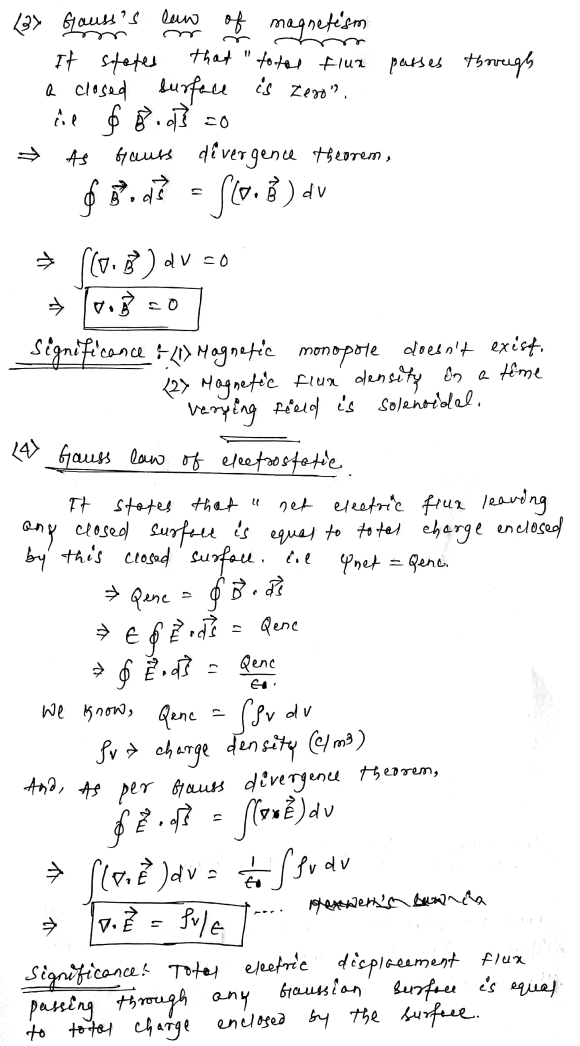 Electromagnetic Waves State And Derive The Maxwell Equation For Time